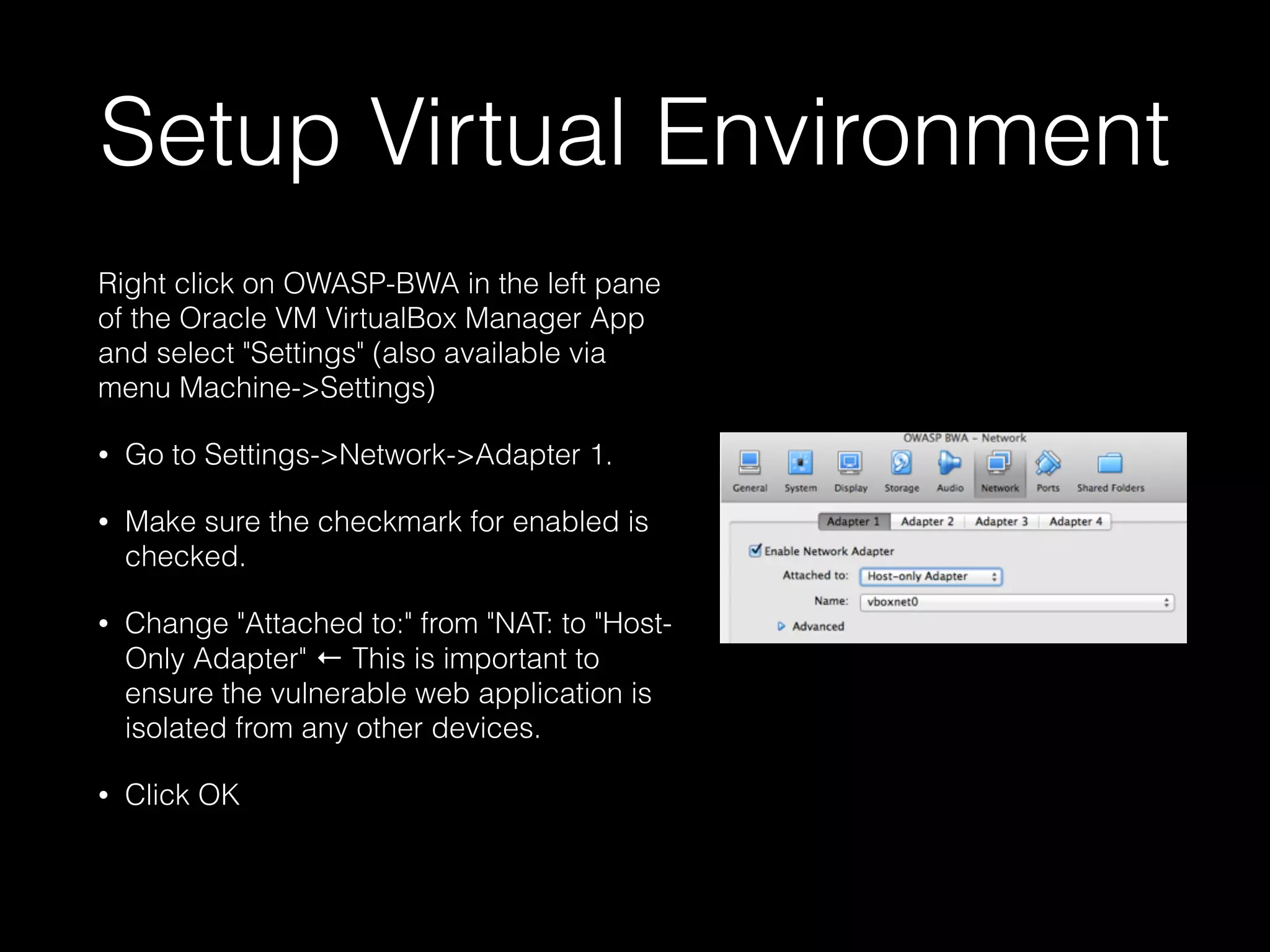 Virtual Security Lab Setup - OWASP Broken Web Apps, Webgoat, & ZAP | PDF