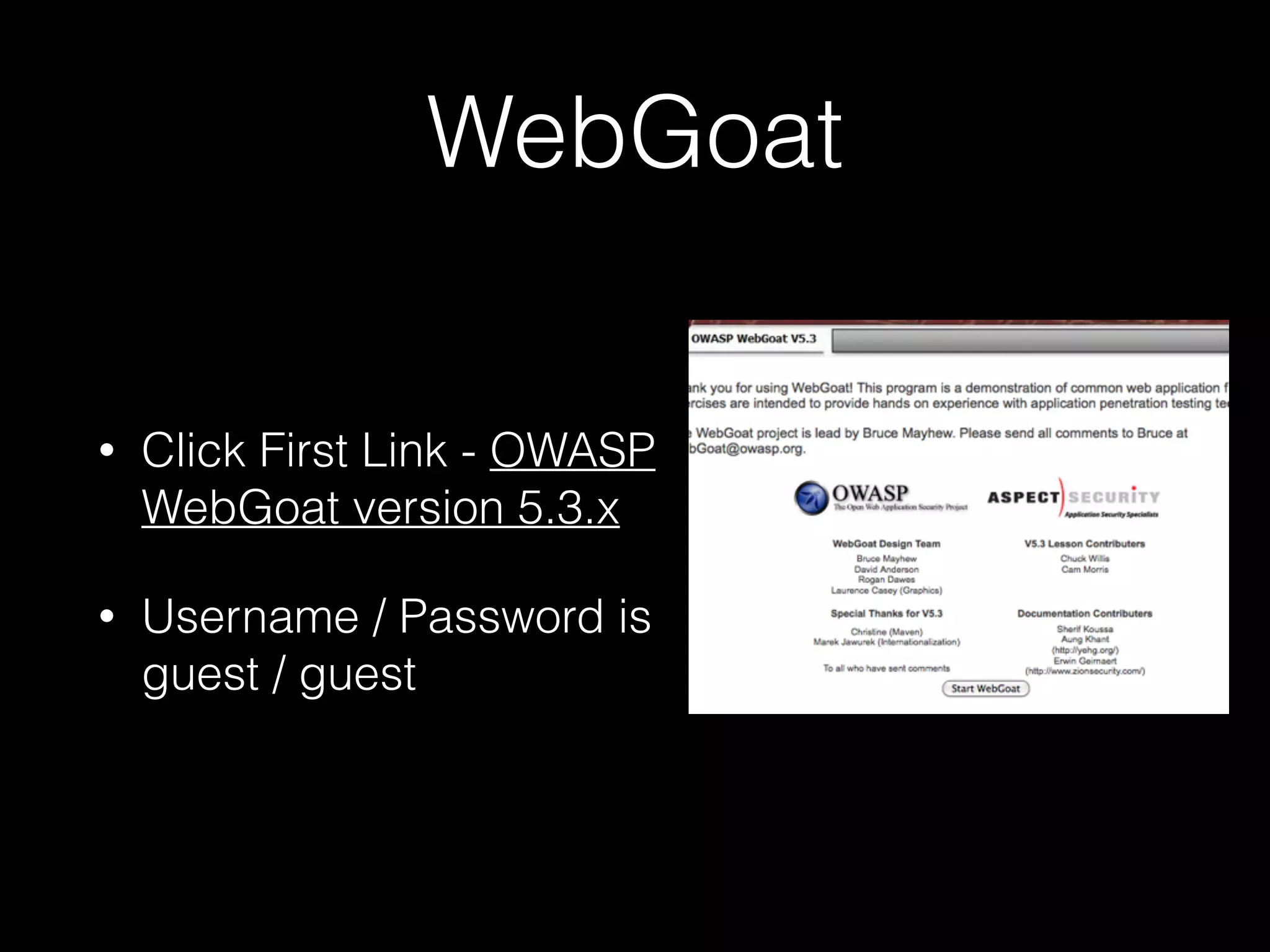 Virtual Security Lab Setup - OWASP Broken Web Apps, Webgoat, & ZAP | PDF