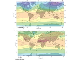 Lab seven temperature patterns | PPT | Weather | Science