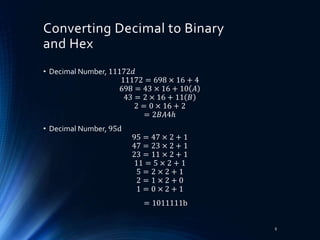 Assembly Language Introduction where number and characters are ...