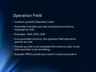 Introduction to Assembly Language & various basic things | PPTX