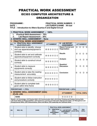 Labsheet1 ec303 student | PDF