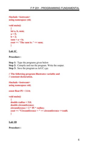 Labsheet1 stud | DOC