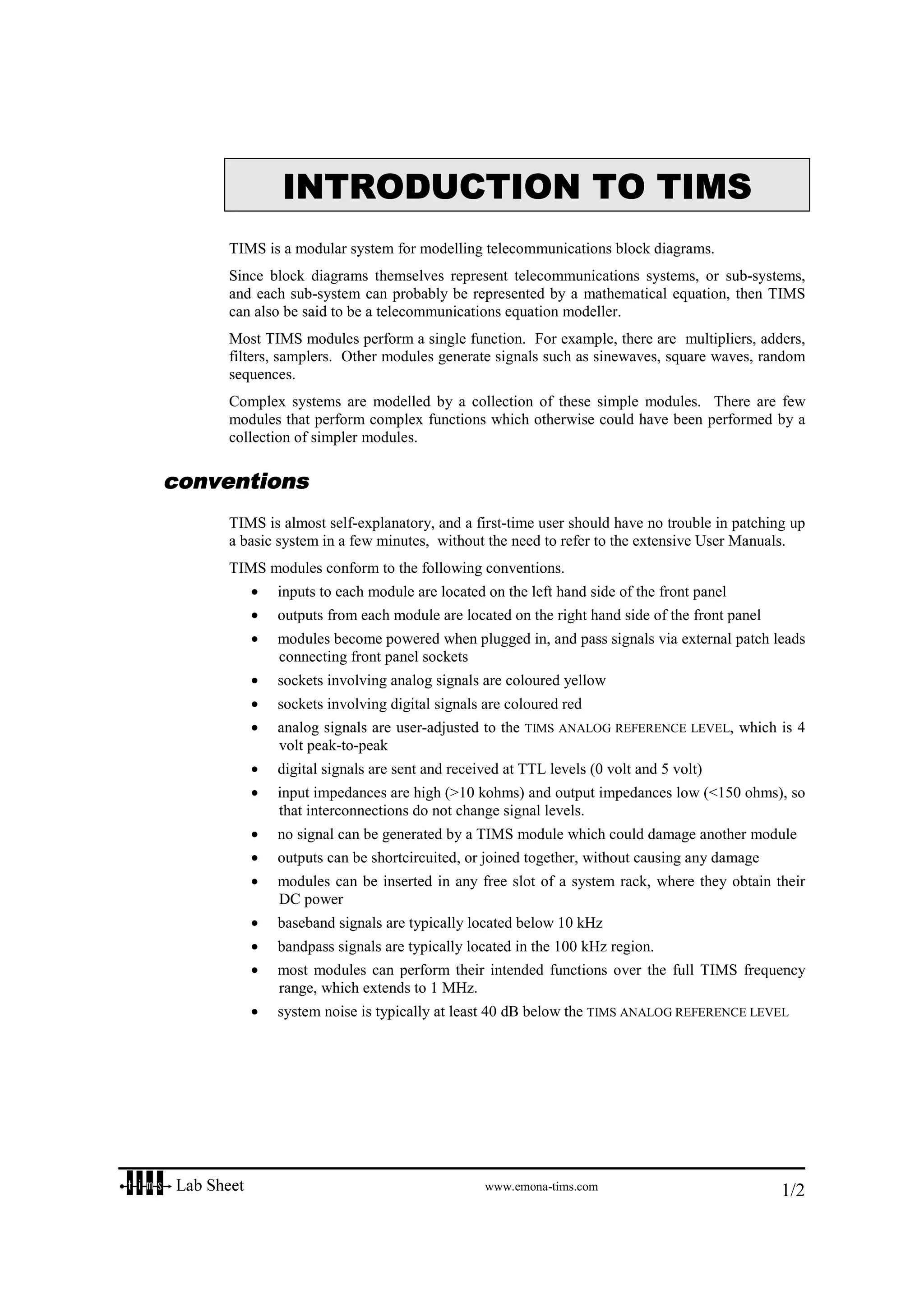 Lab sheet experiments | PDF