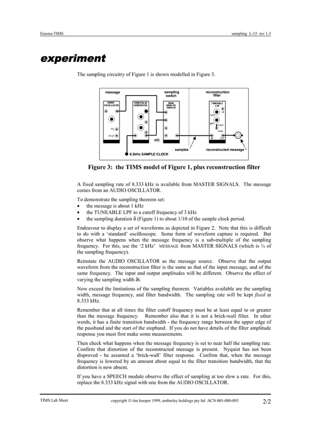 Lab sheet experiments | PDF