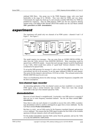 Lab sheet experiments | PDF