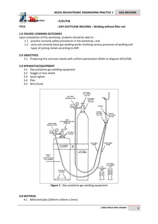 Oxy Acetylene Gas Welding Equipment