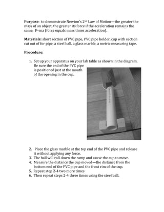Force & motion (Lab sheets) | DOCX