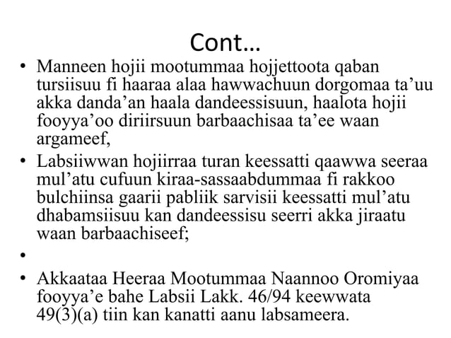 Labsii Hojjettoota Mootummaa Naannoo Oromiyaa Lakk.pptx