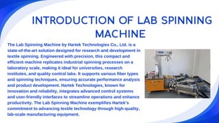Lab Spinning Machine - Labextrusion.com/ | PPT