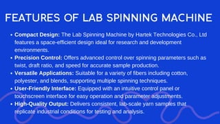 Lab Spinning Machine - Labextrusion.com/ | PPT