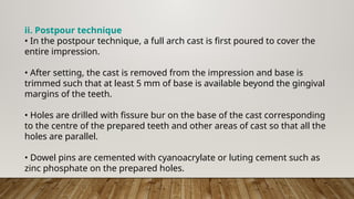 laboratory steps in fixed partial denture | PPTX