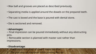laboratory steps in fixed partial denture | PPTX
