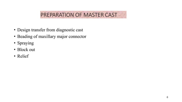 Lab steps in rpd | PPTX | Oral care | Personal Care