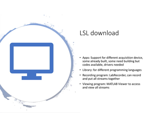 Lab streaming layer | PPT