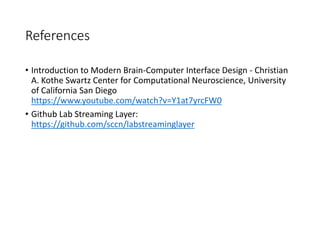 Lab streaming layer | PPT