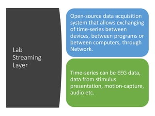 Lab streaming layer | PPT