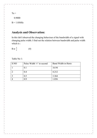 Parseval's Theorem | PDF