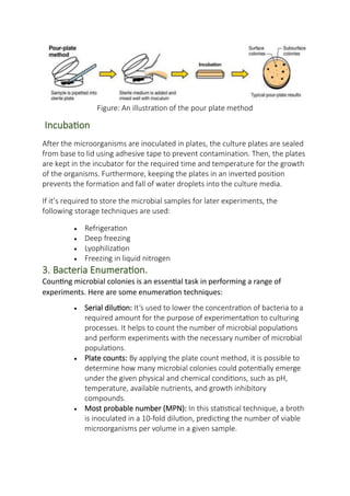 lab techniques in microbiology to study the microbes | PDF