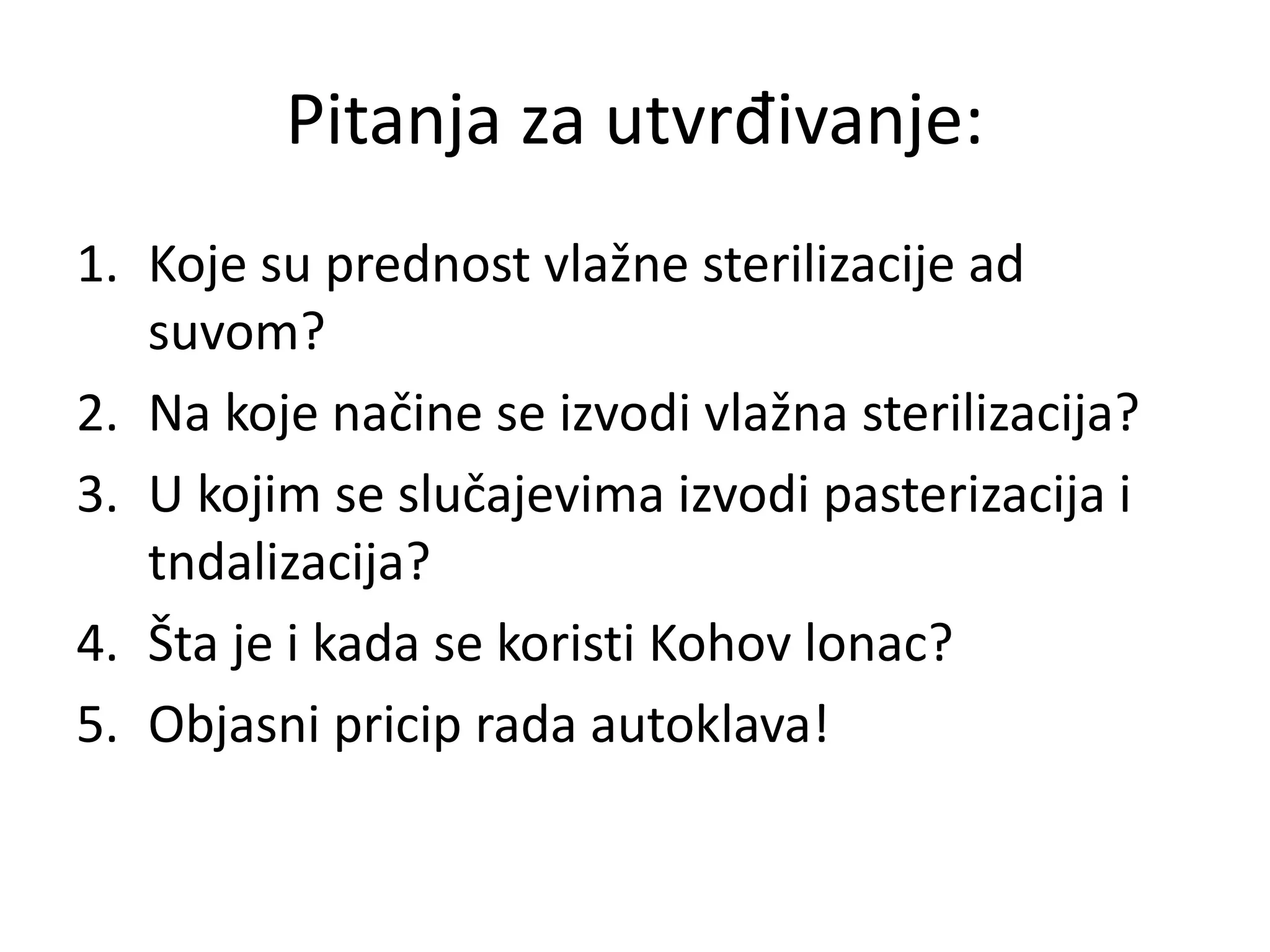 Vlažna sterilizacija | PPTX