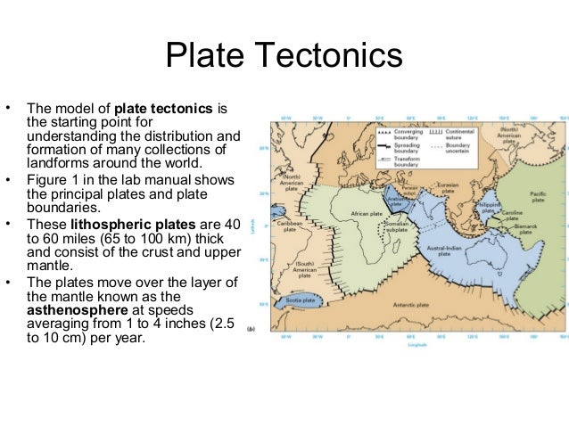 Lab ten plate tectonics