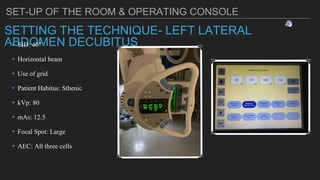 Radiology. Lab test.Chest / Abdomen Decubitus | PPTX