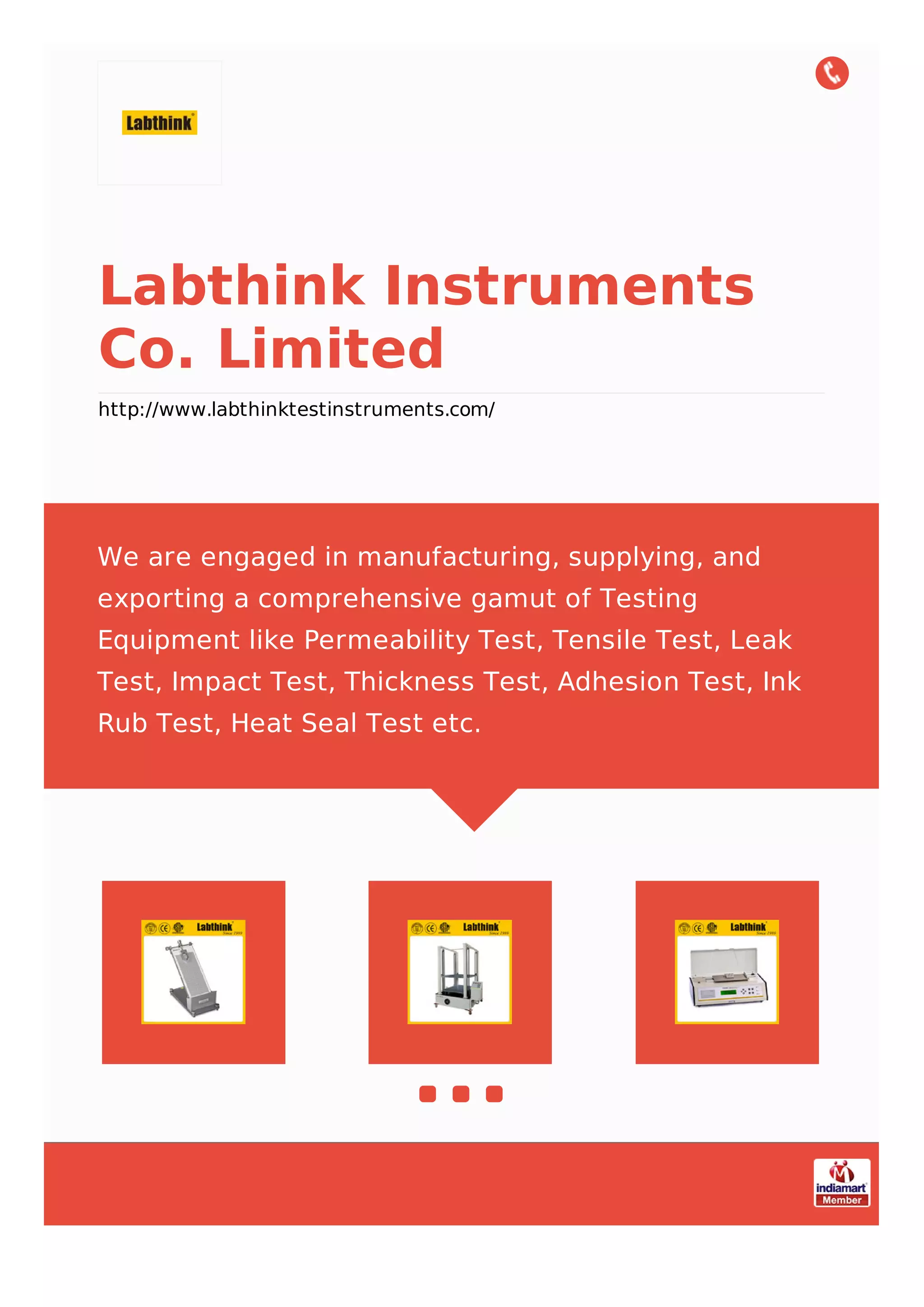 Labthink instruments-co-limited | PDF