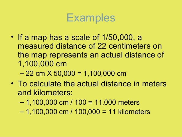Lab three map scale