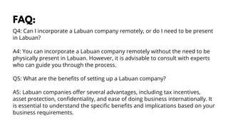 Labuan Company Formation: A Step-by-Step Guide for Business Owners | PPT