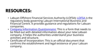 Labuan Company Formation: A Step-by-Step Guide for Business Owners | PPT