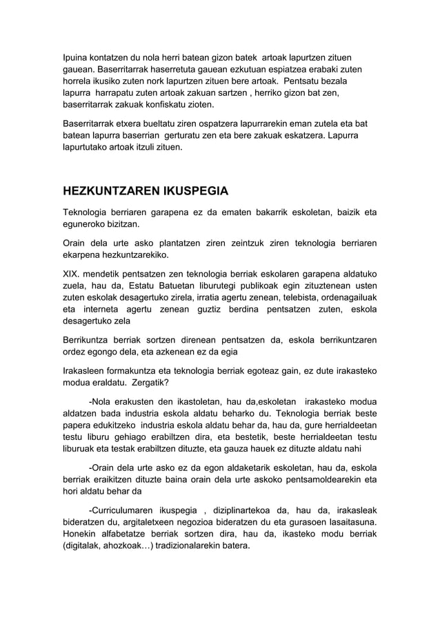 Laburpena, txikiweb, telebista | PDF