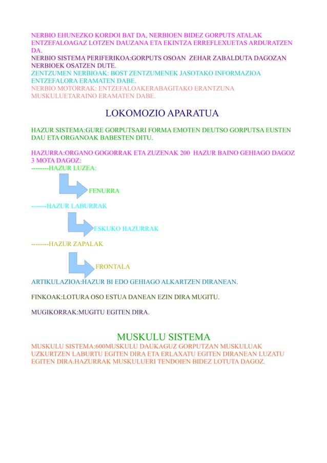Laburpena xerach 2. gaia | PDF
