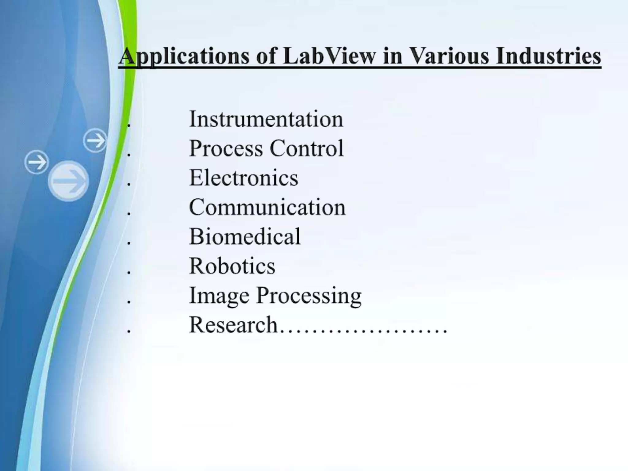 Labview | PPTX | Computer Software and Applications | Computing
