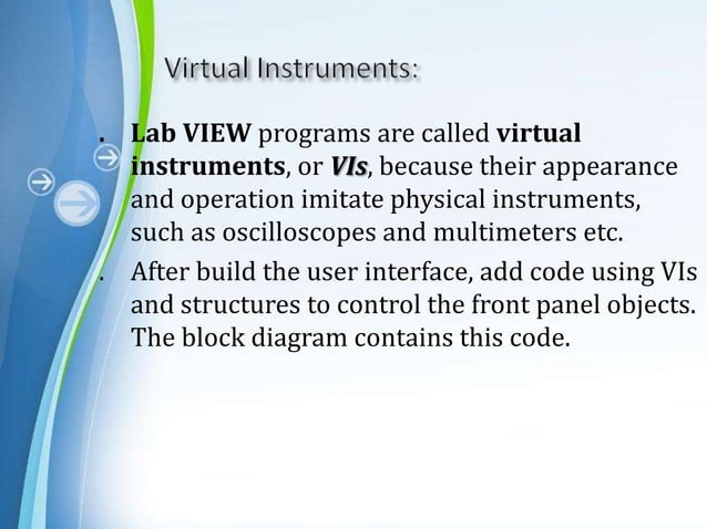 Labview | PPTX | Computer Software and Applications | Computing