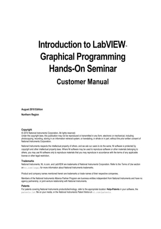 Introduction to Labview | PDF