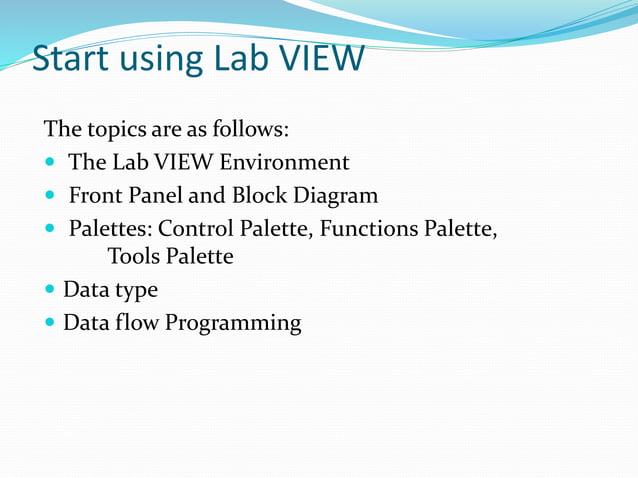 Lab view | PPT