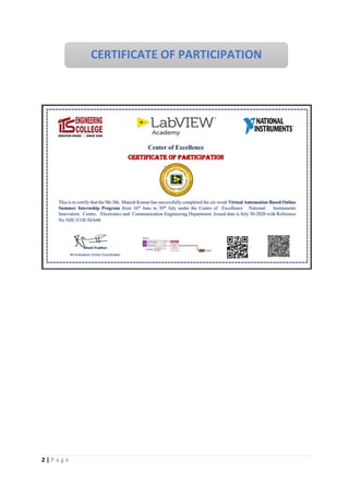 LabVIEW Report | PDF
