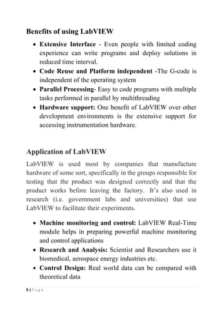 LabVIEW Report | PDF