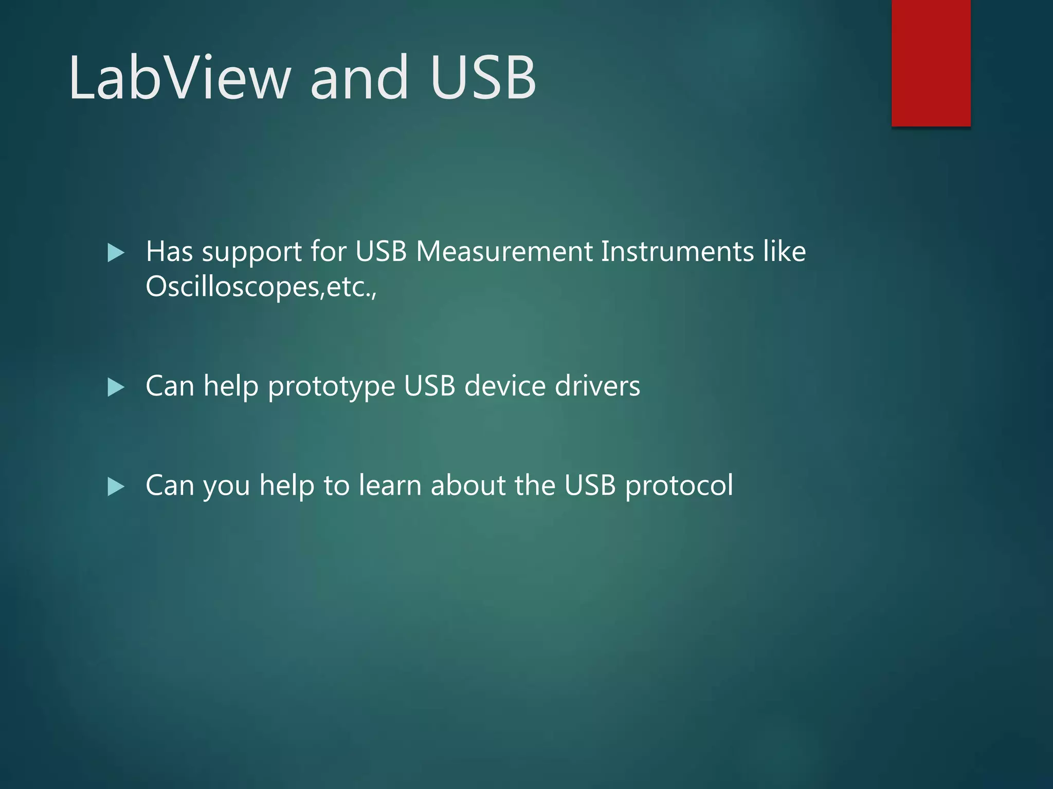 Labview -USB | PPT
