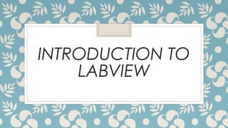 Labview phd project in ludhiana | PPT