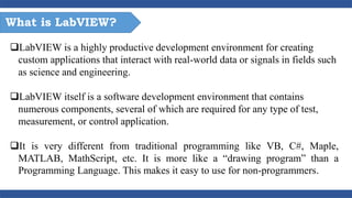 Labview applications in healthcare | PPTX
