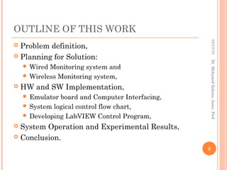Lab view based remote monitoring system applied for photovoltaic | PPT
