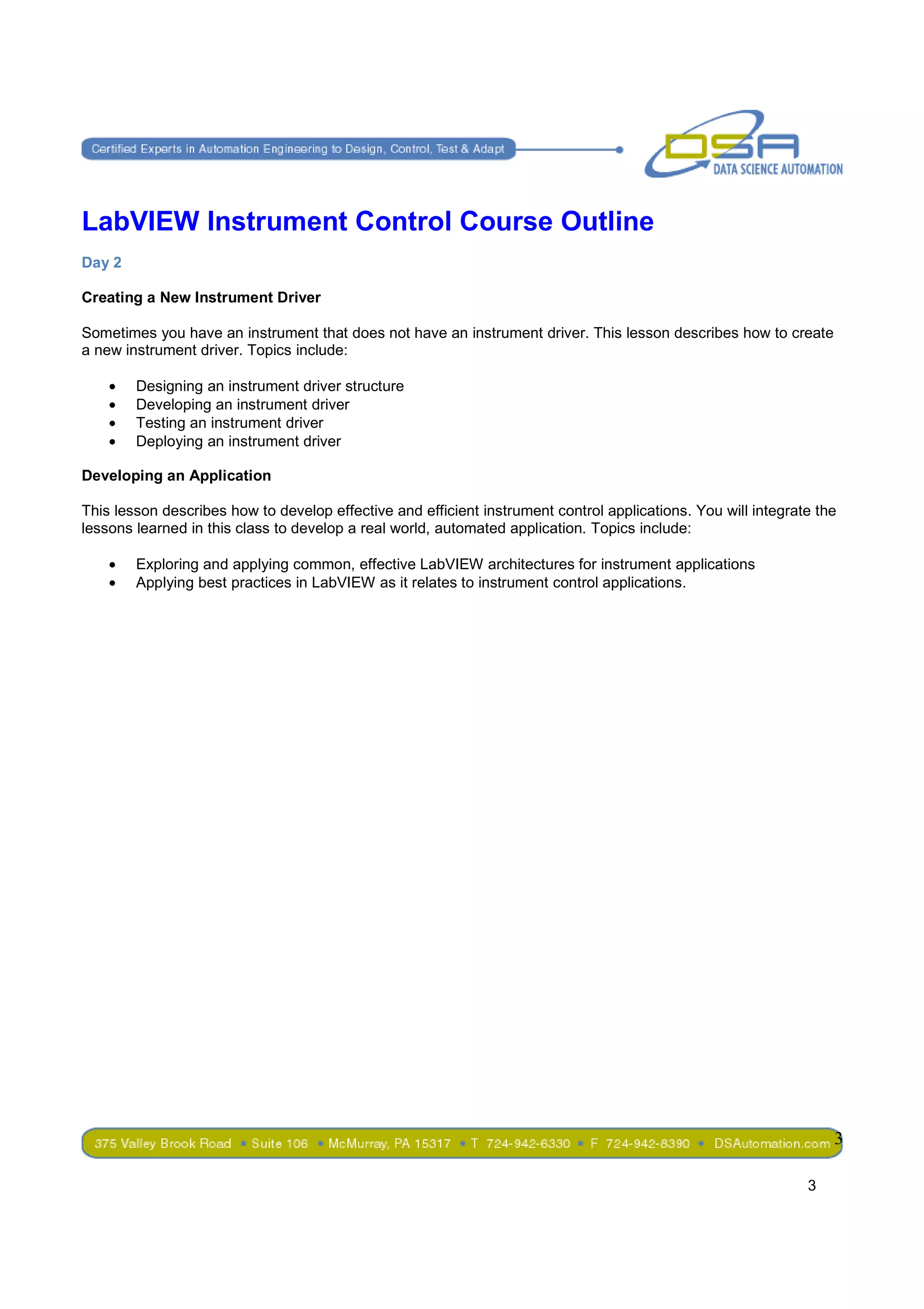Lab view instrument control | PDF