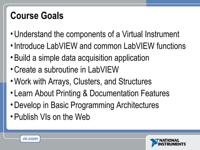 Lab view introduction | PPT