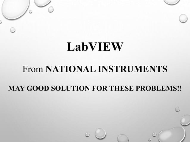 LabVIEW Introduction | PPT | Programming Languages | Computing