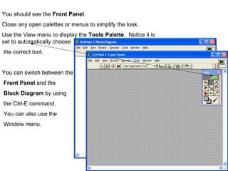 Lab view introduction | PPT