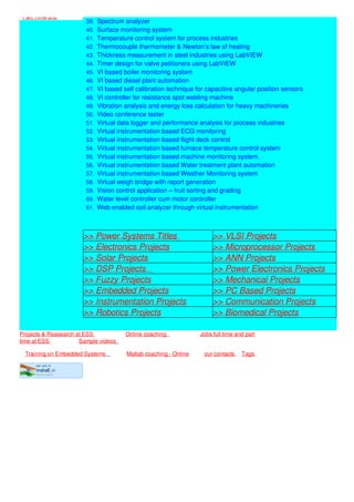Labview projects | PDF