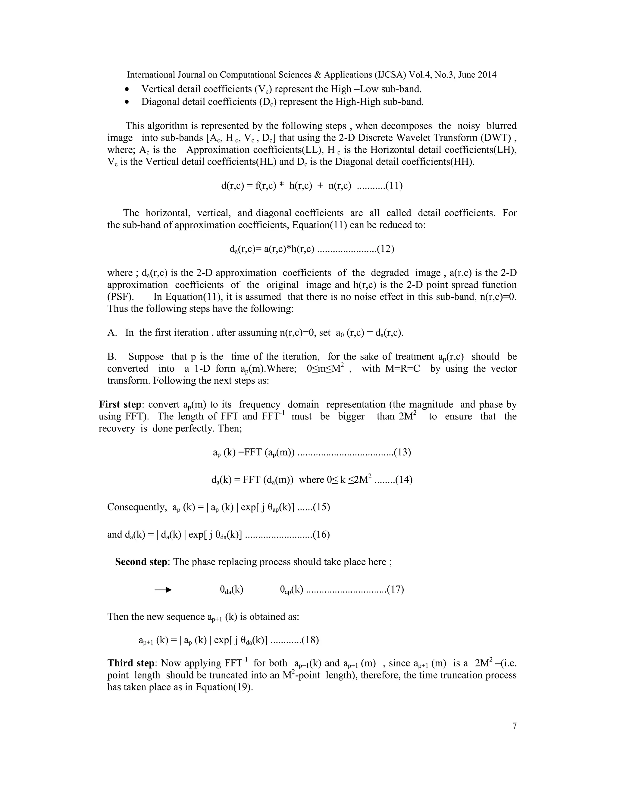 Labview with dwt for denoising the blurred biometric images | PDF