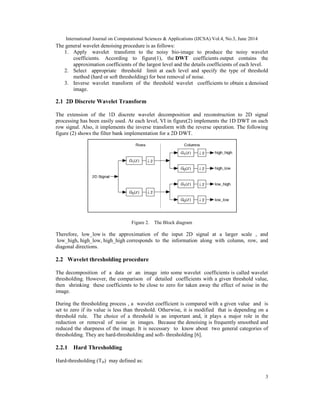 Labview with dwt for denoising the blurred biometric images | PDF