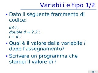 Laboratorio Programmazione: Visibilita' e tipi di dato | PPT